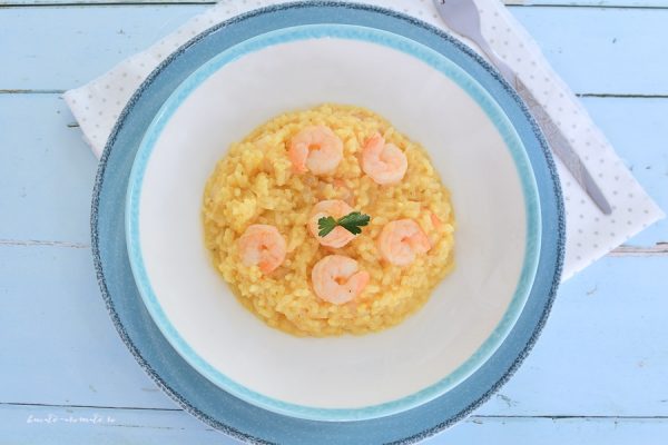 Pilaf de creveți cu șofran și vin alb | Bucate Aromate