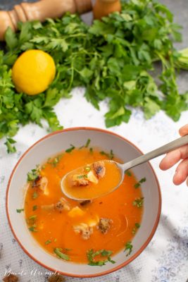 Supă de somon cu legume, ușoară și dietetică | Bucate Aromate
