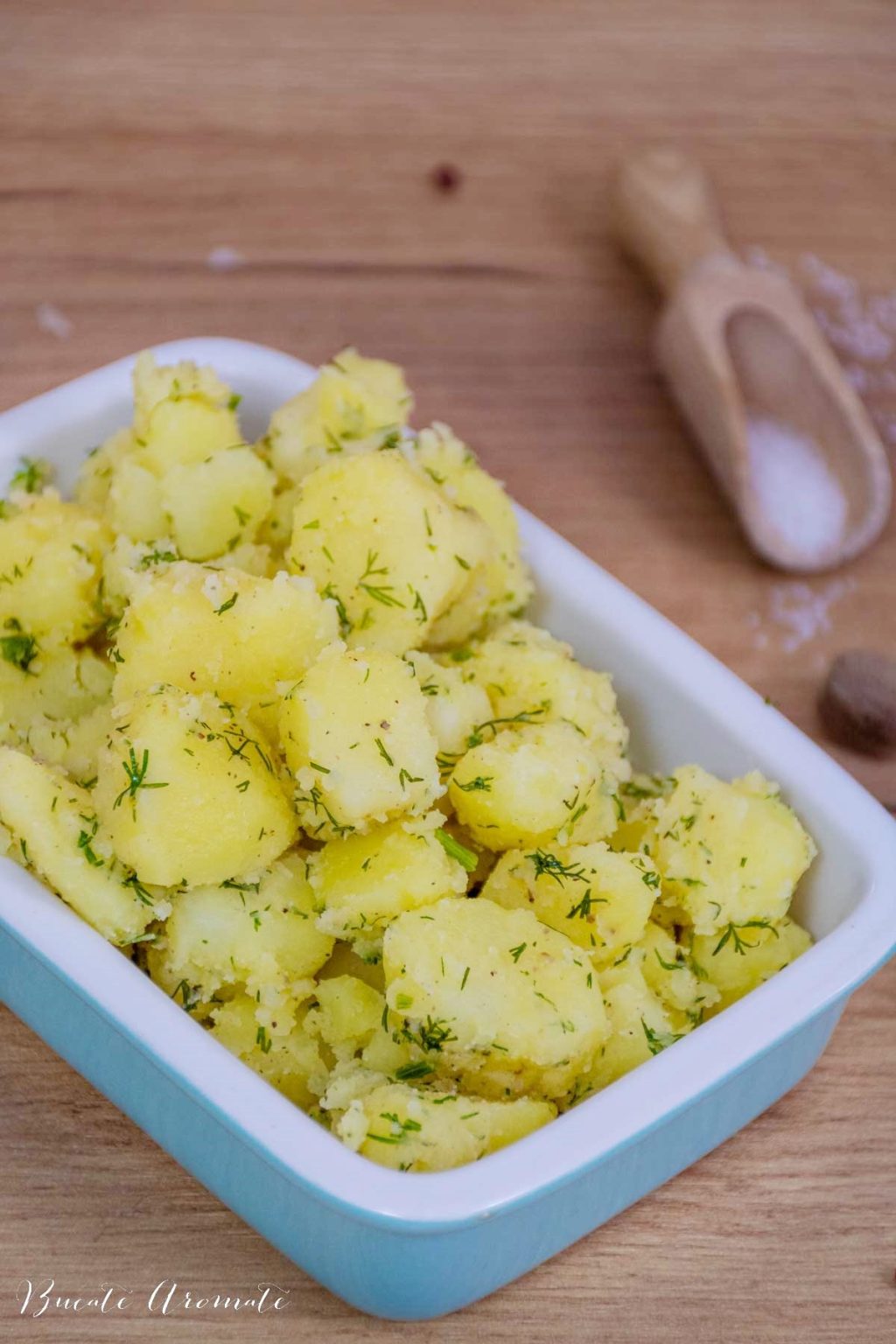 Cartofi natur - 2 rețete simple, cu unt și de post | Bucate Aromate