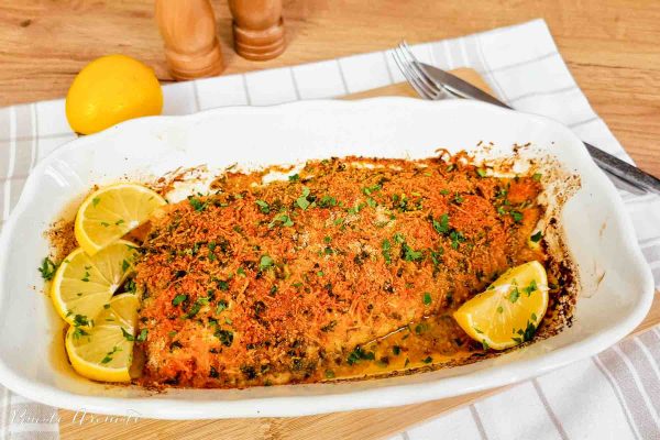 File de cod la cuptor cu muștar și parmezan | Bucate Aromate