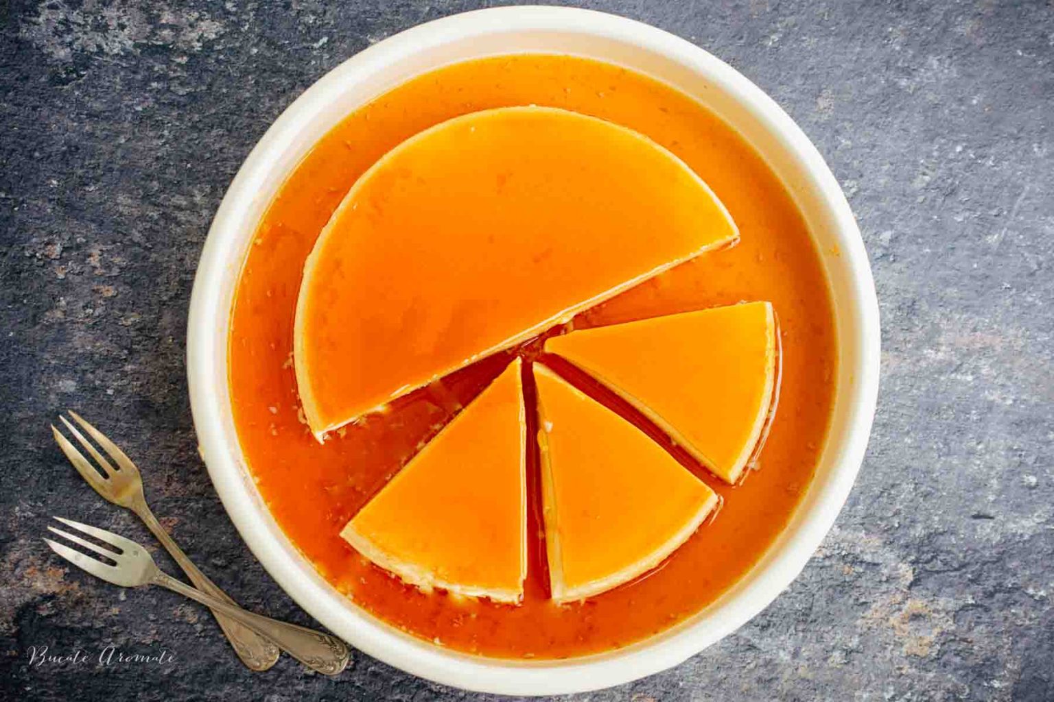 Cremă de zahăr ars - rețeta cu 8 ouă, fără amidon | Bucate Aromate