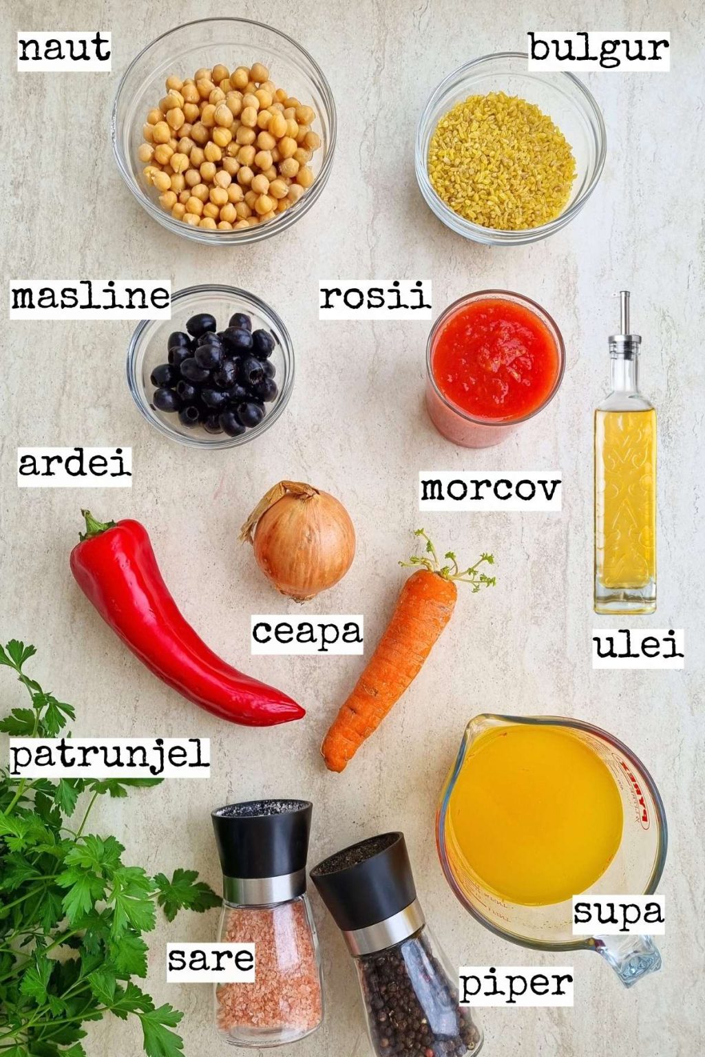 Mâncare de năut cu bulgur și măsline - rețetă simplă de post | Bucate ...