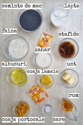 Prăjitură cu mac și aluat fraged cu unt sau untură - Linzer cu mac ...