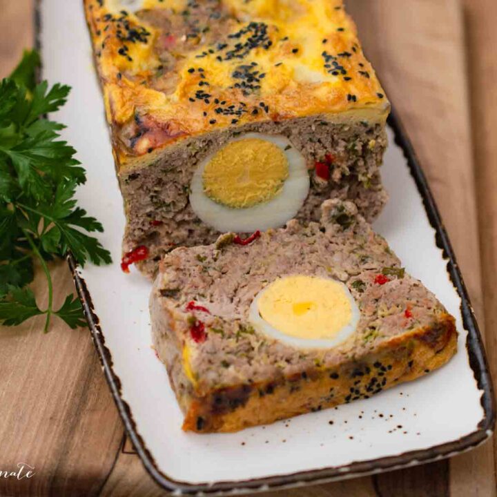Drob fraged cu carne tocată de porc și vită – fără organe, perfect ...