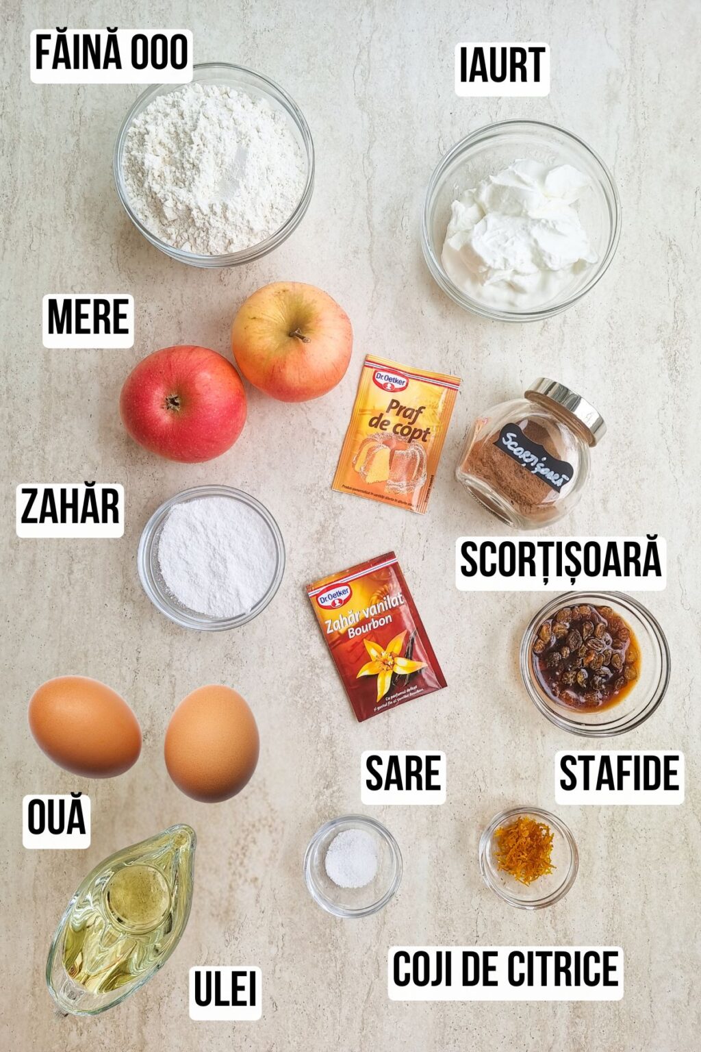 Gogoși rapide cu praf de copt, mere și stafide – pufoase, aromate, gata ...